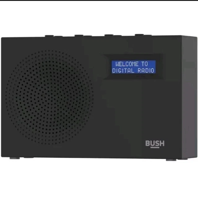 BUSH BD-1709 PORTABLE DAB/FM Radio with LCD Display Black (824/2303 ...