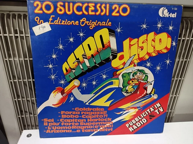 LP ASTRO DISCO 33 Rpm Harlock Woobinda Superman Spider Man Heidi Goldrake £50.52 - PicClick UK