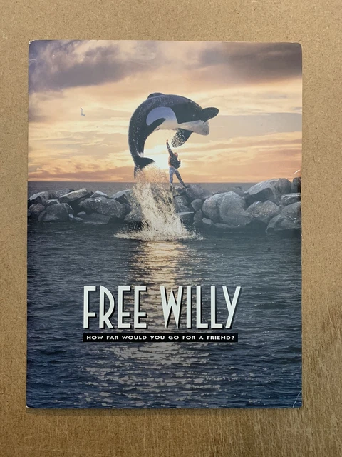 FREE WILLY 1993 Movie Press Kit Jason James Richter Francis Capra £13. ...