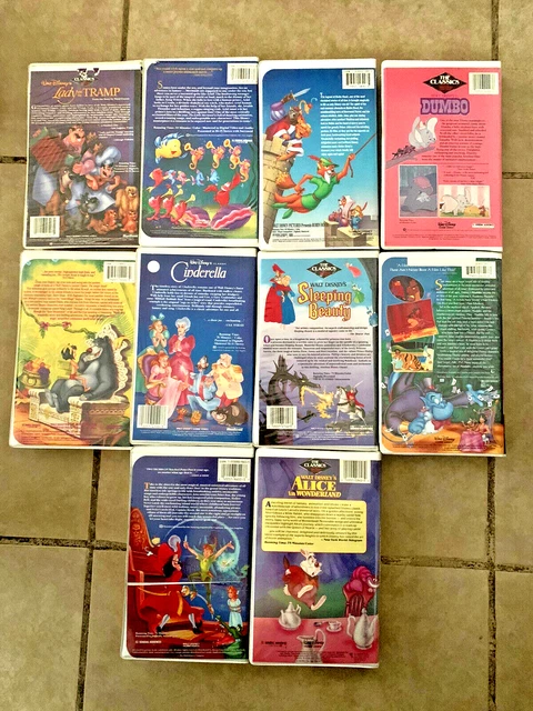 DISNEY VHS MOVIES Lot Of 10 Black Diamond Classics $61.54 - PicClick CA