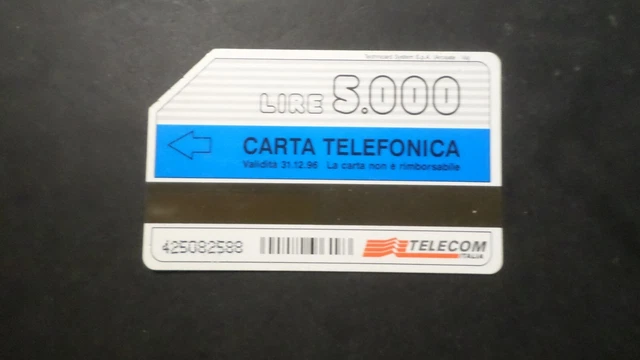 TELECARTE ITALIE, CARTA Telefonica Un Nome Nuovo 5000 Phonecard EUR 1 ...