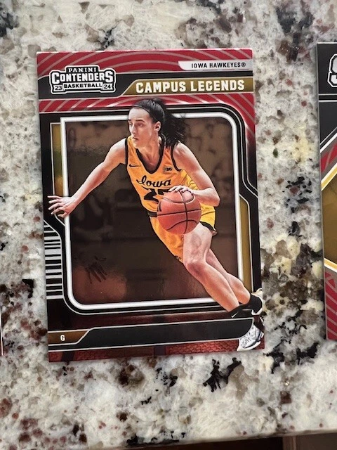 2024 PANINI CAITLIN Clark Collection Contenders Parallel Campus Legend ...