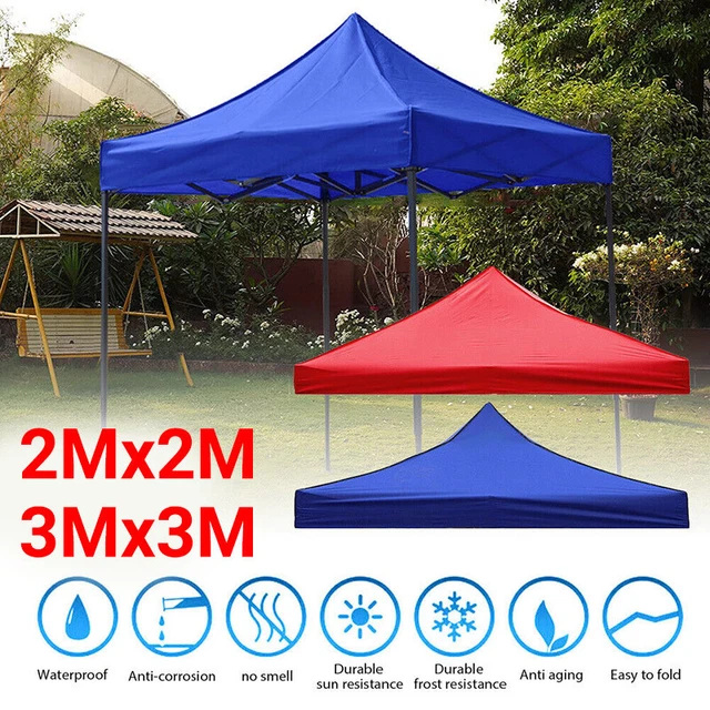 CANOPY TOP COVER 2x2m 3x3m Roof Shelter Replacement Gazebo Outdoor ...