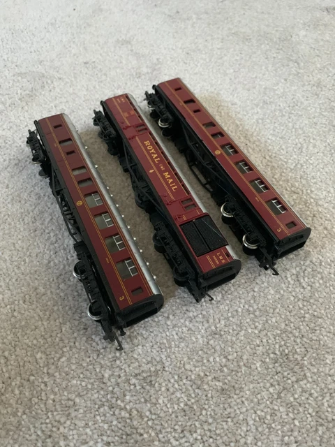 3 HORNBY LMS Coaches including LMS Royal Mail Coach £31.89 - PicClick UK