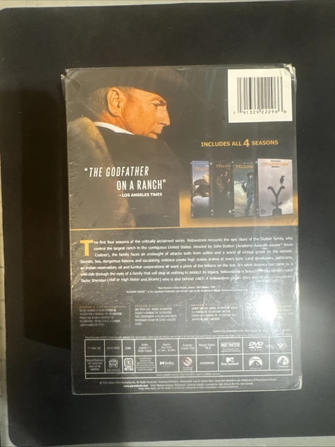 YELLOWSTONE THE COMPLETE Series Seasons 1-4 DVD (17 Disc) BOX SET New ...