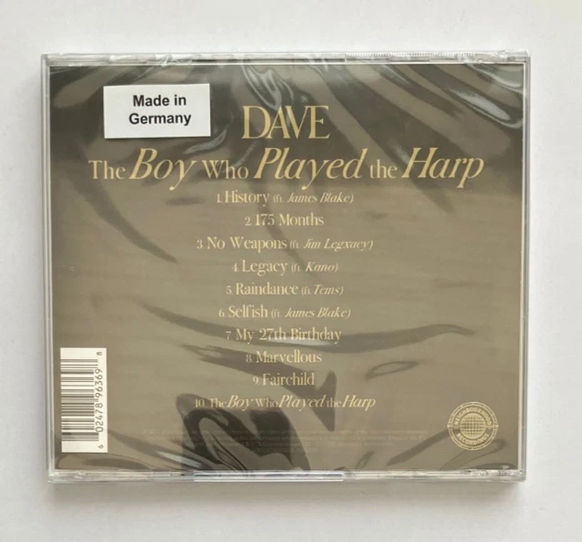 DAVE -THE BOY Who Played The Harp (2025) CD New & Sealed £11.32 ...