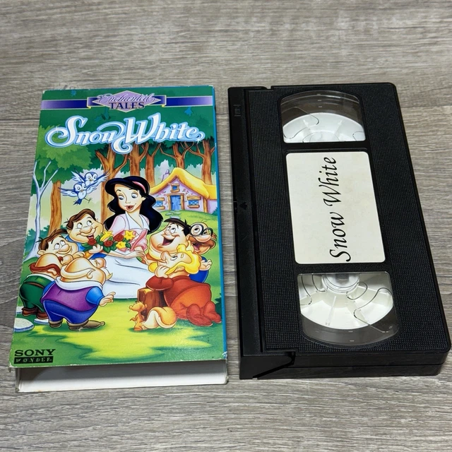 ENCHANTED TALES - Snow White VHS Tape 1994 Fully Animated Sony Wonders ...