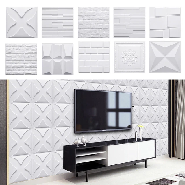 KITCHEN 3D WALL Panels Covering Fibre Cladding Wallpaper Decorative ...