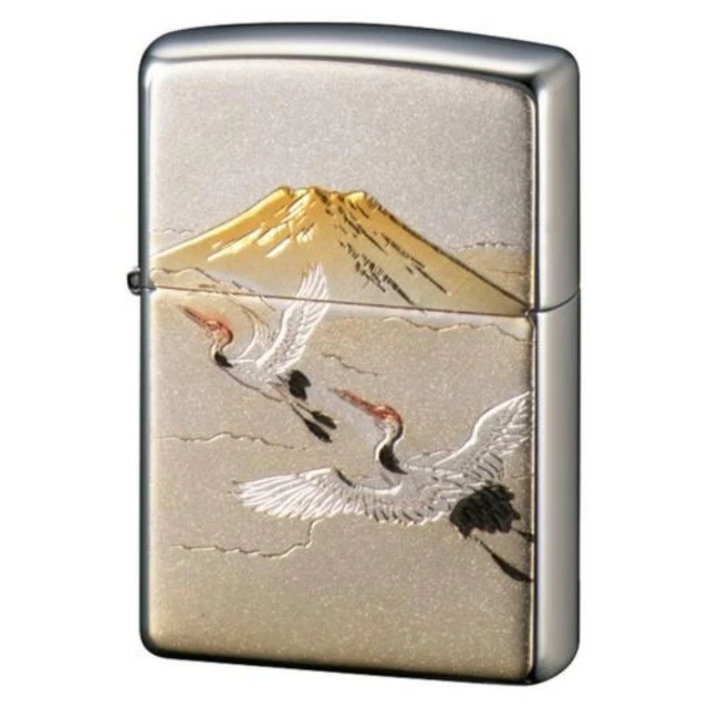 ZIPPO UKIYOE CRANE Mt.Fuji Electroforming Limited Oil Lighter Working £64.58 - PicClick UK