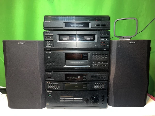 VINTAGE SONY LBT-D209 Stereo Hifi System HTC-d209 Ps-lx52p Needs Ribbon ...