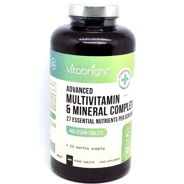 MULTIVITAMINES ET MINERAUX Vitabright 400 Comprimes 12/2026 - 27 ...