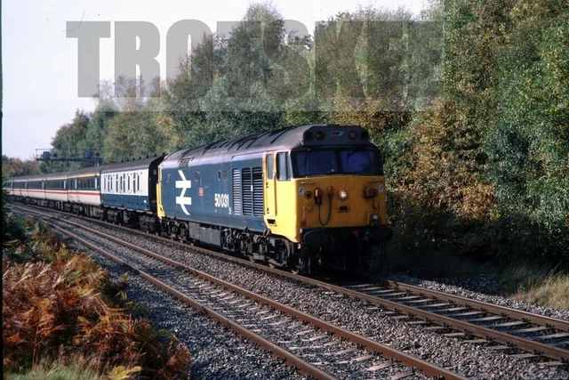 35MM SLIDE BR British Railways Diesel Loco Class 50 50031 Kenilworth ...