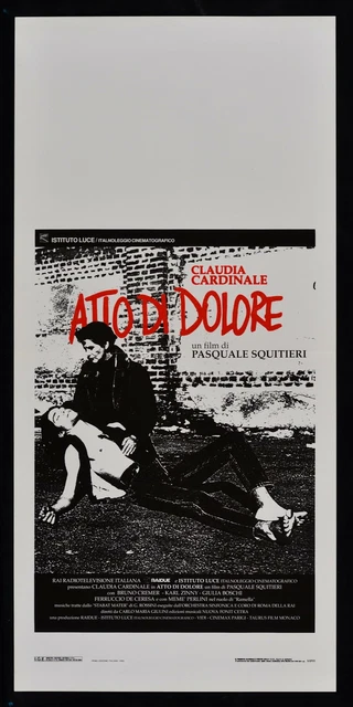 AFFICHE ACTE DE Douleur Claudia Cardinal Cremer Squitieri Drogue L159 ...