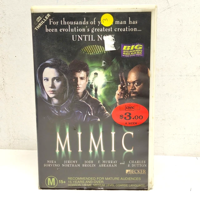 MIMIC - BIG Box - Ex Rental - VHS Tape $22.50 - PicClick AU