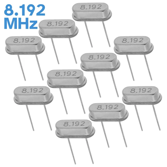 10PCS HC-49/S 8.192 MHz Quartz Crystal Resonator Piezoelectric Oscillator $11.95 - PicClick AU