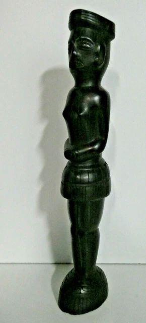 WOODEN CARVED TROBRIAND Island Statue Idol Figure Pacific Island Totem ...