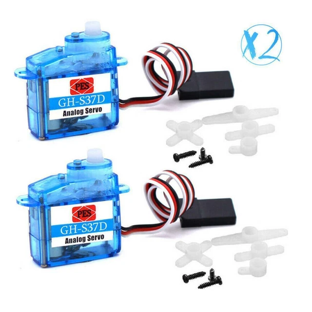 2 STÜCK GH-S37D 3,7 g Ultra Micro Digital Servo Nano Feather Servos RC ...