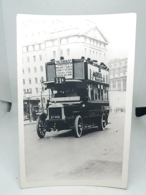 VINTAGE BUS PHOTO Leyland No11B Reg XT 4951 Victoria Station London May ...