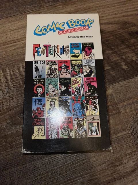 COMIC BOOK CONFIDENTIAL VHS Video Ron Mann Robert Crumb Stan Lee Jack Kirby £14.85 - PicClick UK