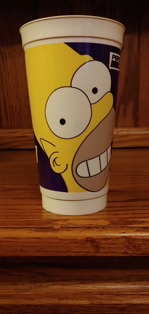 THE SIMPSONS VTG KFC Homer Simpson "No Problemo" Plastic Collectors Cup ...