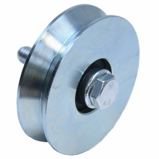 ROUE DE PORTAIL coulissant, roue de poulie, rainure en V de 80 mm, roue en... EUR 19,69 ...