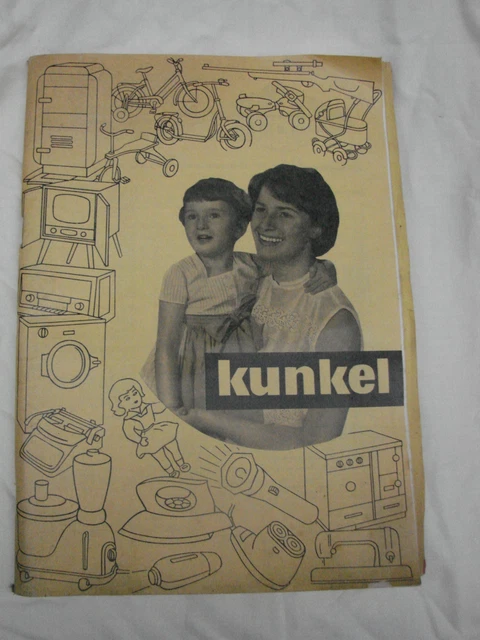 VERSANDHAUS-KATALOG KUNKEL Aschaffenburg 1961/1962, EUR 28,00 - PicClick DE