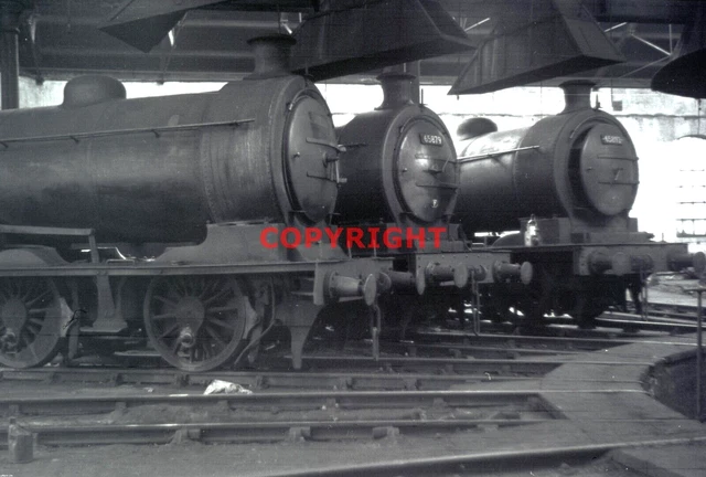 2500 B/W STEAM Railway Negative - 65879, 65892 - Sunderland Roundhouse £3.99 - PicClick UK