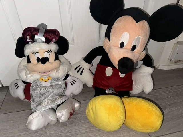 LONDON QUEEN MINNIE Mouse SOFT TOY PLUSH RARE Disney & Mickey Mouse ...