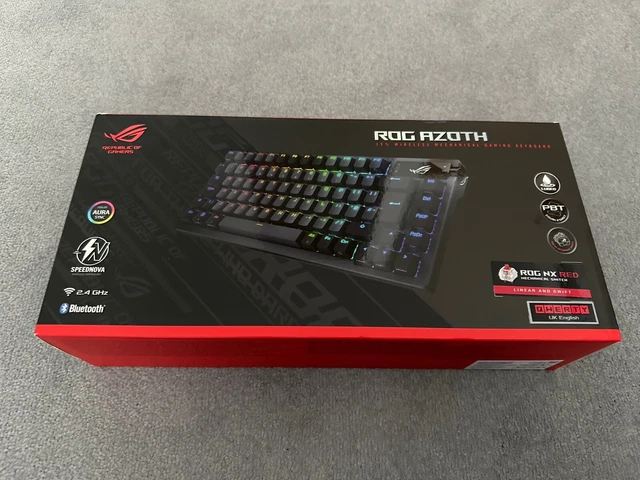 ASUS ROG AZOTH NX Wireless Mechanical Keyboard, ROG NX Red Switches ...