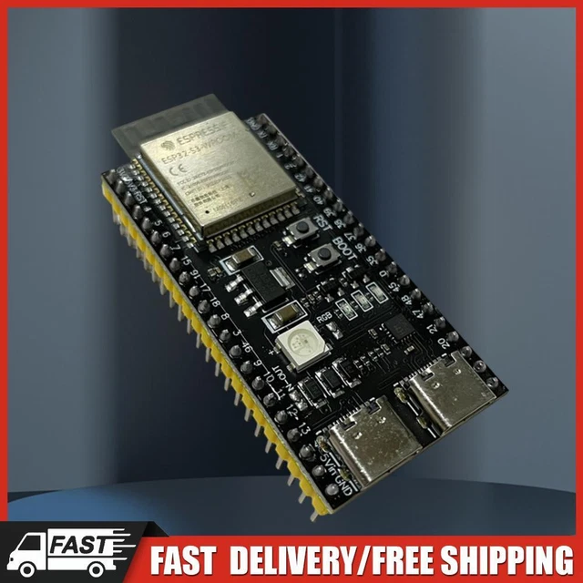 ESP32/ESP32-S3/ESP32-C3 SCHEDA DI sviluppo doppia tipo C (N16R8 saldato) EUR 10,54 - PicClick IT