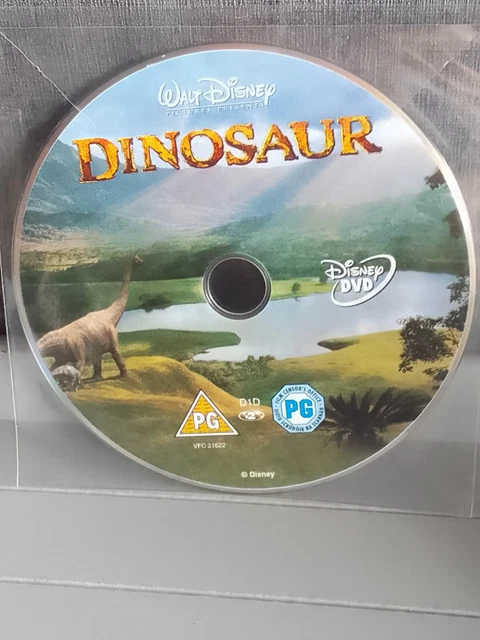 DINOSAUR DVD (2001) Walt Disney Disc Only Comes In Plastic Sleeve Free ...