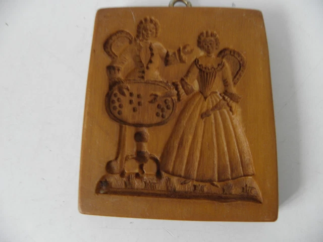 SPRINGERLE MODEL BIEDERMEIER Abdruck originaler antiker Holzmodel ..NEU ...