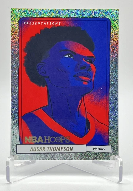 2023-24 PANINI NBA Hoops Presentations Ausar Thompson SP #17 Detroit ...