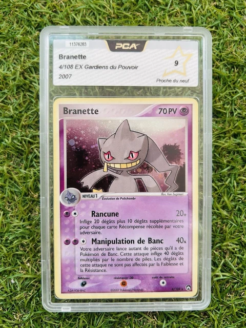 CARTE POKÉMON RARE Holo Branette 4/108 EX Gardiens du Pouvoir 2007 PCA 9 FR EUR 99,99 - PicClick FR