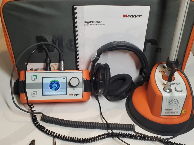 MEGGER SEBAKMT DIGIPHONE+ Surge Wave Receiver Cable Fault Pinpointer ...