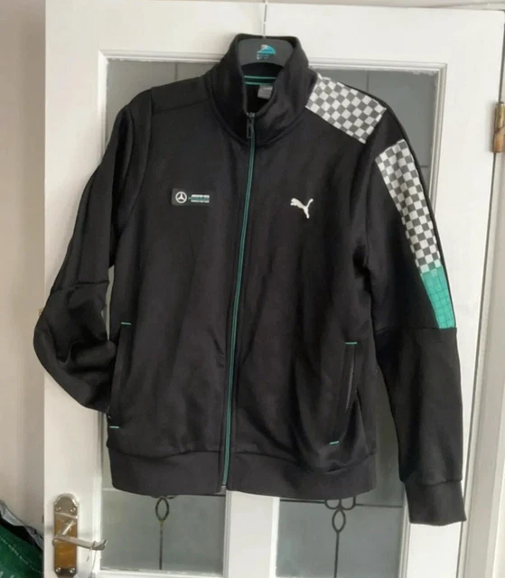PUMA MERCEDES-AMG PETRONAS Mens Track Jacket Official Merchandise Size ...