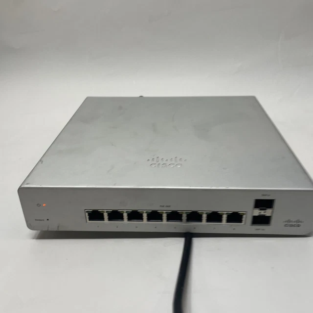 UNCLAIMED CISCO MERAKI MS220-8P Cloud Managed Switch 8-Port Gigabit PoE ...