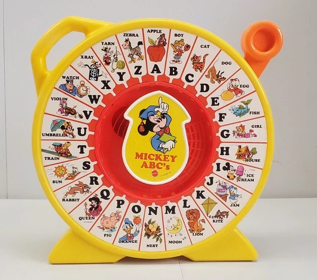 MATTEL SEE N Say Mickeys ABC'S Alphabet 1989 Vintage- Tested & Working ...