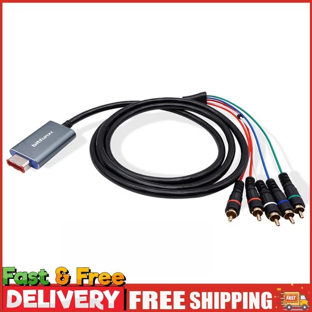 USEFUL COMPONENT VIDEO 5RCA YPbPr Cable Useful for Nintendo GameCube £ ...