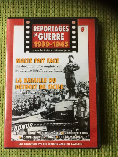 MILITARIA. REPORTAGES DE guerre. 1939 1945. WW2. DVD n° 8. EUR 3,00 - PicClick FR