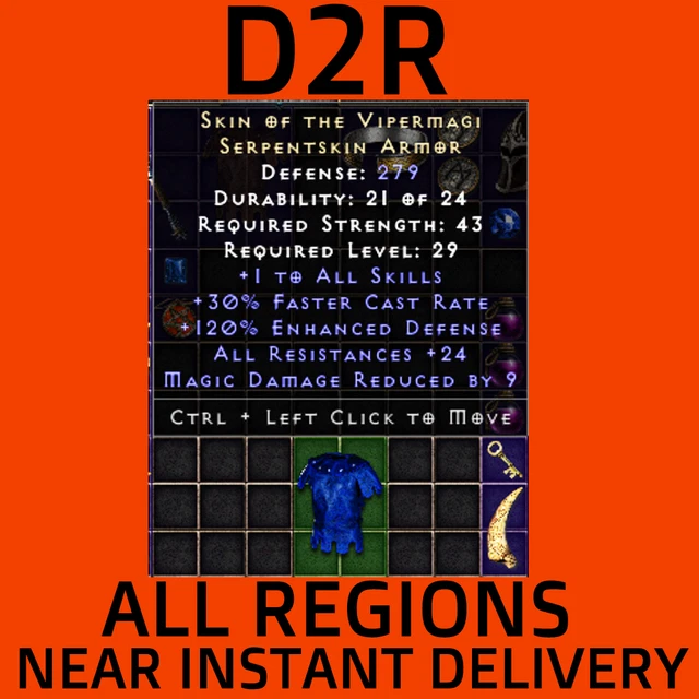 SKIN OF THE Vipermagi - Unique Armor Diablo II Resurrected - Diablo2 ...