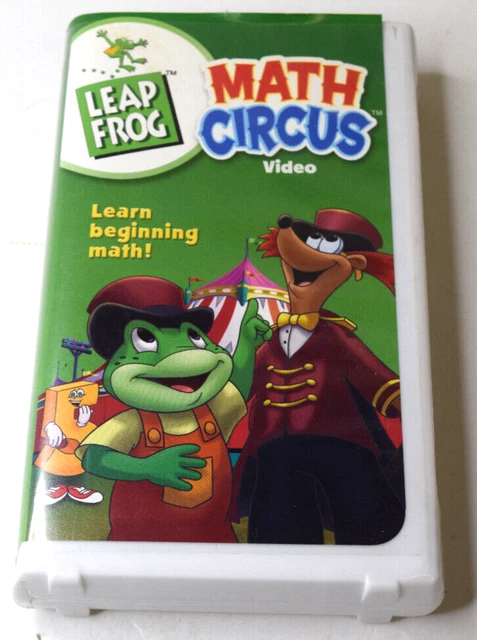 LEAPFROG: MATH CIRCUS (VHS, 2004) Educational video Homeschool Age 3-6 ...