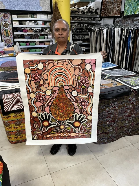 TREPHINA SULTAN ABORIGINAL Artist BLACK LOUD PROUD TRIBAL VOICES SPIRIT ...