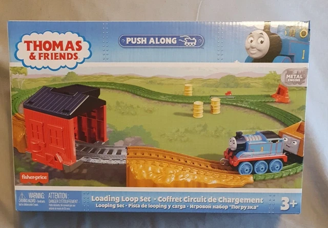 THOMAS & FRIENDS Push Along Loading Loop Set Ages 3+ Toy Train Track ...