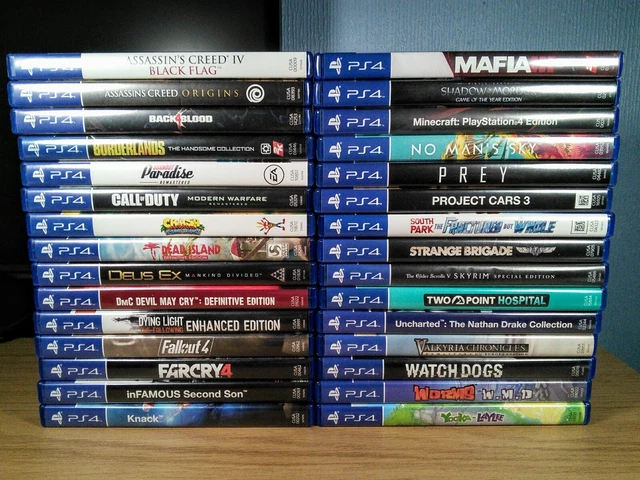 PLAYSTATION 4 GAMES Collection Bundle (35 PS4 Games Across 30 Discs) £ ...