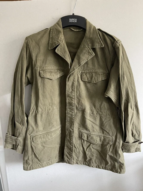 FRENCH ARMY MODEL 1947 combat jacket indochina war La veste de combat ...