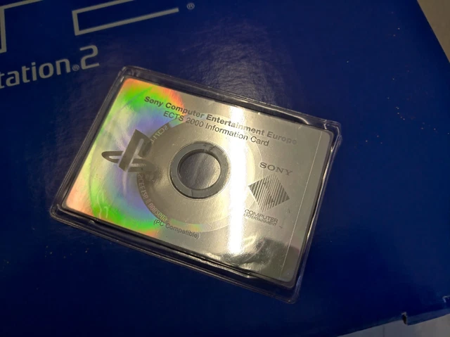 SONY PLAYSTATION PROMO ECTS 2000 Information Card CD SCEE) PS1 PS2 ...