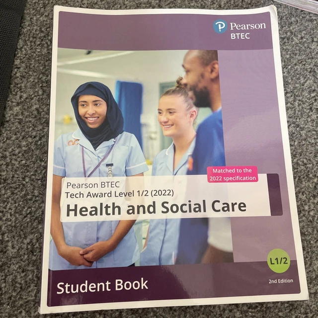 PEARSON BTEC HEALTH And Social Care Student Book £21.48 - PicClick UK