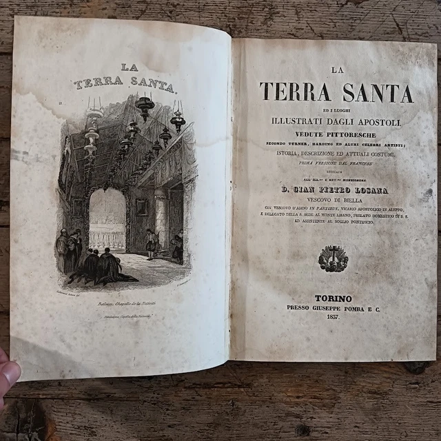 LA TERRA SANTA ed i luoghi illustrati dagli apostoli. Incisioni Turner ...