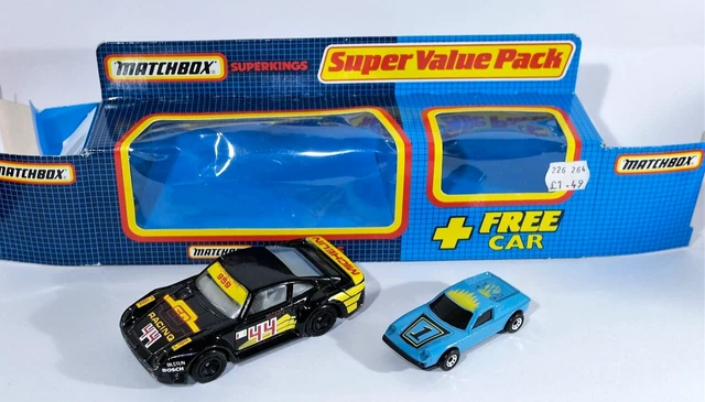 MATCHBOX SUPERKINGS SUPER Value Pack PORSCHE 959 Diecast Car Set Model ...